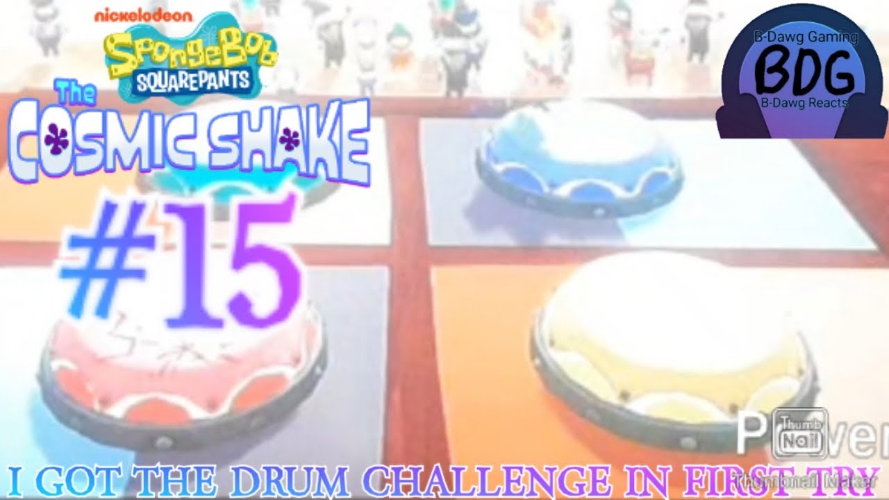 I GOT THE DRUM CHALLENGE IN FIRST TRY | SpongeBob SquarePants: The ...