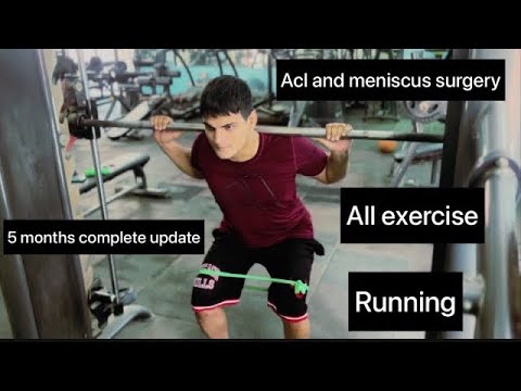 part -1 || Acl and meniscus surgery 4 months complete update ...