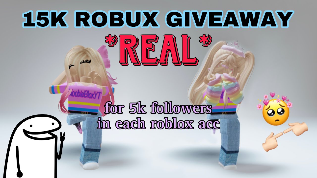 15k robux giveaway *REAL* 💜 - YouTube