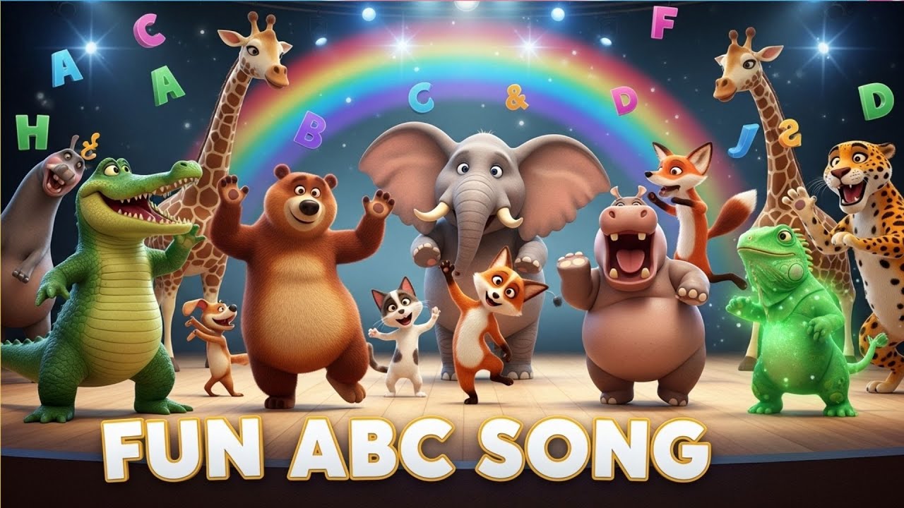 ABC Animal Party 🦁🐻 | Fun Alphabet Song for Kids | Learn ABC with ...