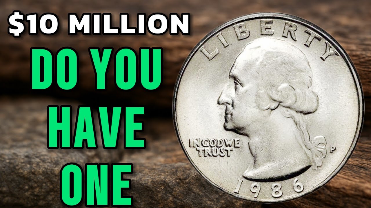 1986 P Washington Quarter Valuable Rare Errors & Big Money Finds United ...