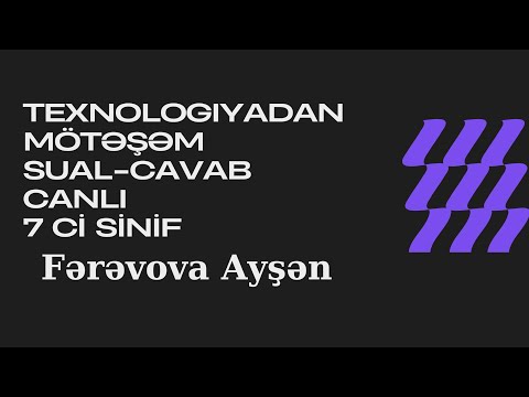 Texnologiya Yanvar qrupu ile 7 ci sinif metallar (Fərəcova Ayşən)