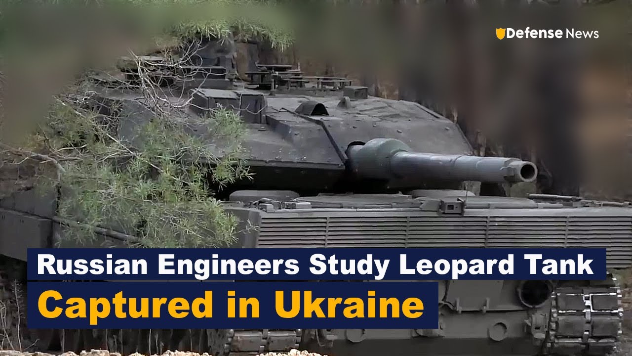 Captured Leopard 2 being transported to Uralvagonzavod for evaluation ...
