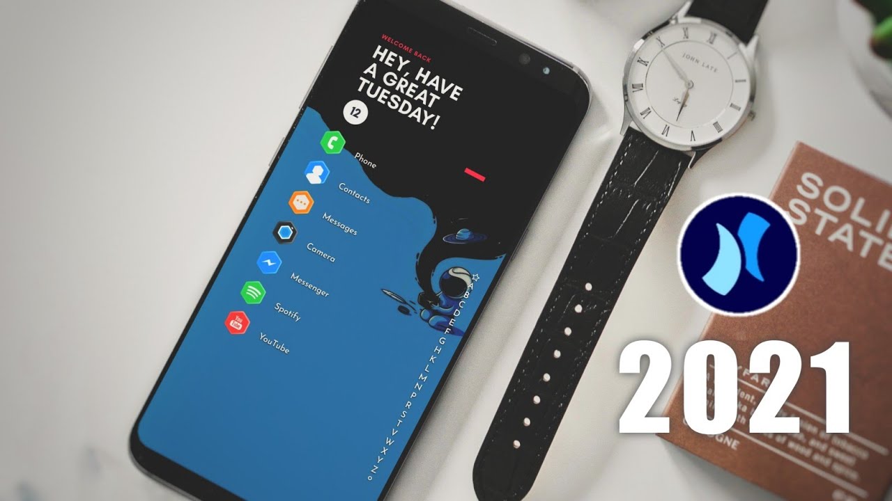 Niagara Launcher Setup 2021 | Space Astronaut setup | Minimal Setup ...