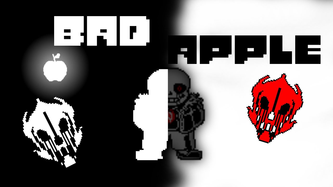 bad apple!!sans fight DEMO By Undrtale-vase | Undertale fan game - YouTube