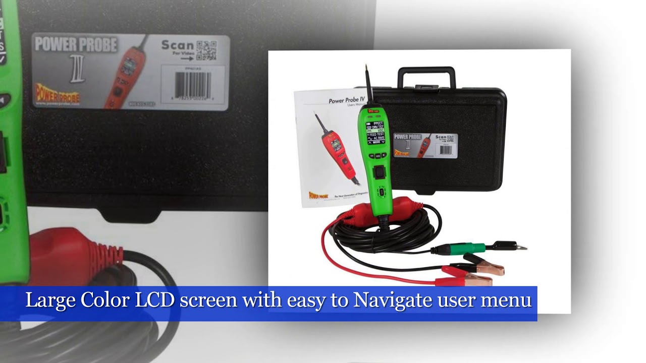 Power Probe IV w/Case & Acc - Green (PP405AS) - YouTube