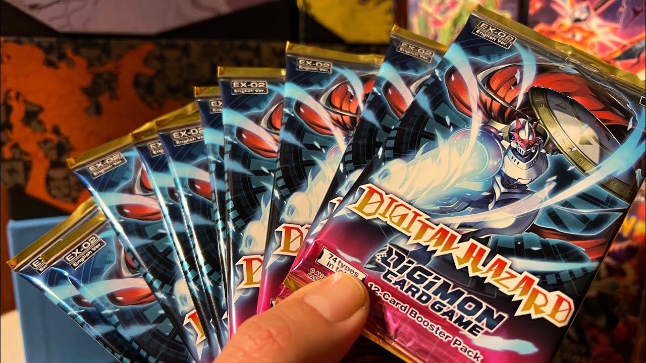 10 PACKS OF DIGIMON! #digimon #digitalhazard - YouTube