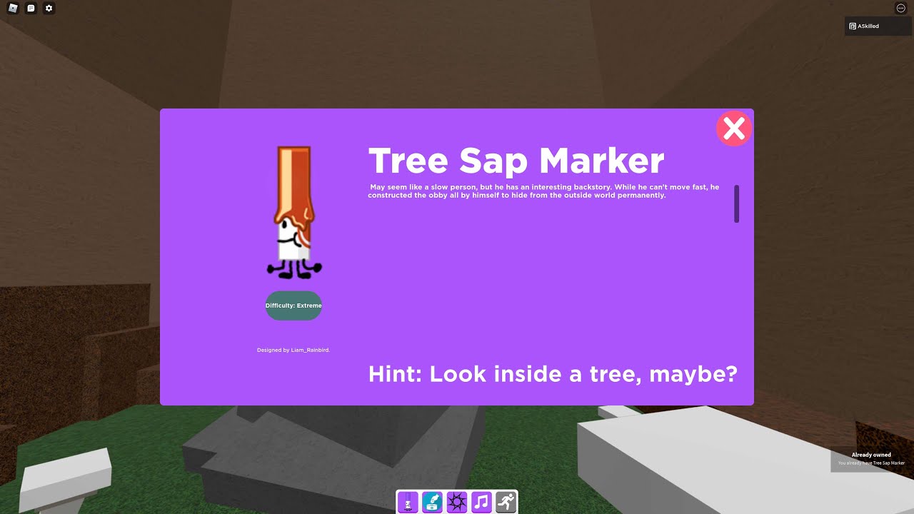 HOW To Get Tree Sap Marker (Find The Markers) - YouTube