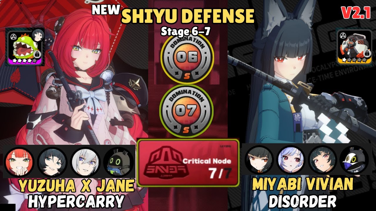 NEW Shiyu Defense Yuzuha x Jane & Miyabi | Zenless Zone Zero v2.1 - YouTube