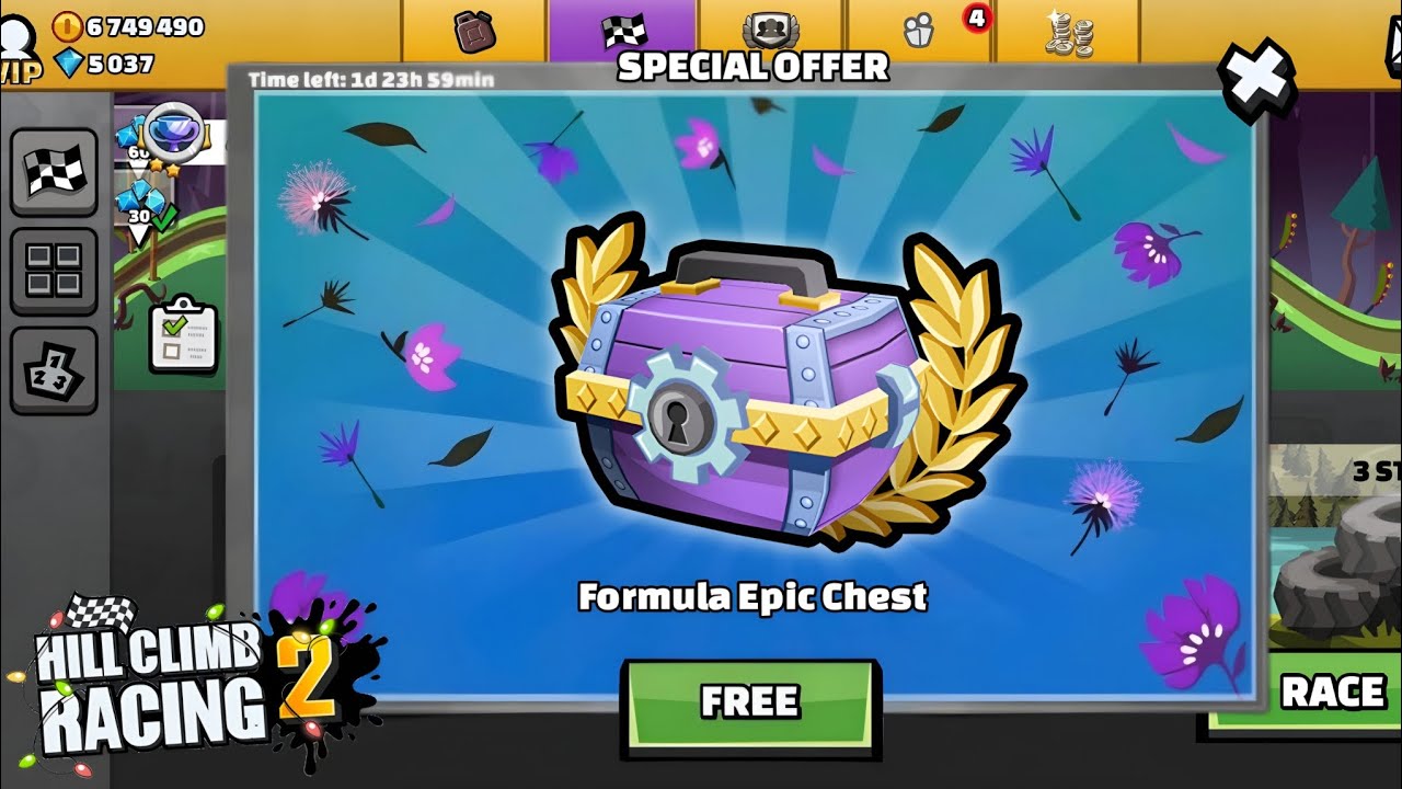 FREE "Formula" EPIC CHEST !! 😍 | Upcoming Premium Pass - Hill Climb ...