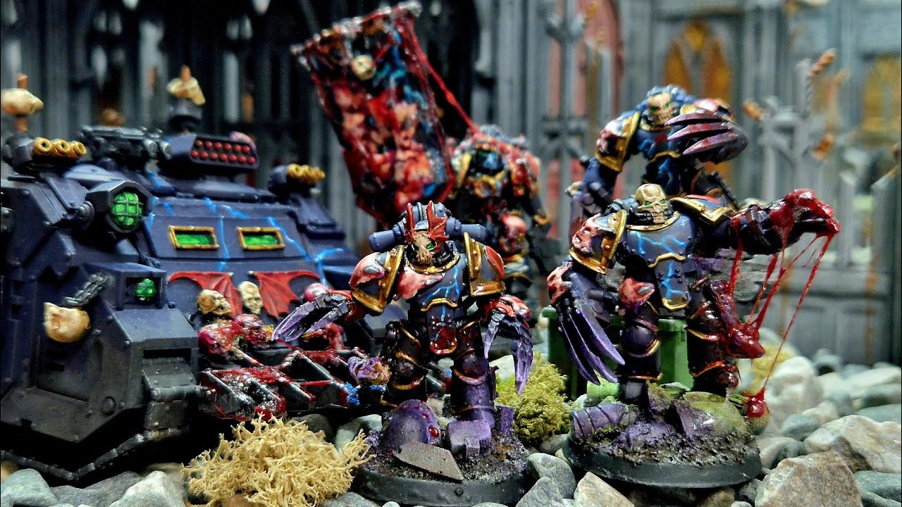 Night Lords vs Iron Hands, Warhammer 3rd ed Horus Heresy battle report ...