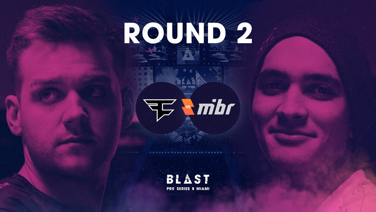 BLAST Pro Series Miami 2019 – Round 2: FaZe vs. MIBR - YouTube
