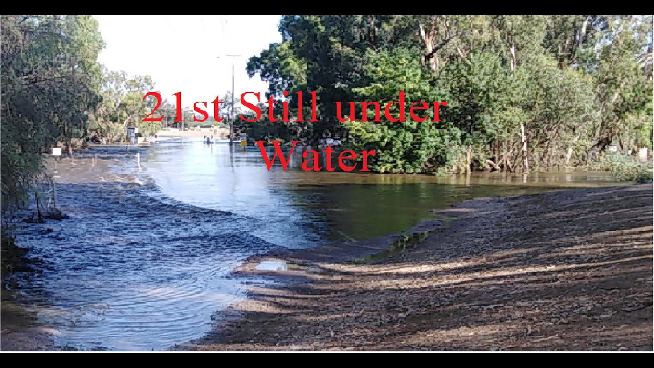 Walking along Bookmark Creek after flooding - YouTube