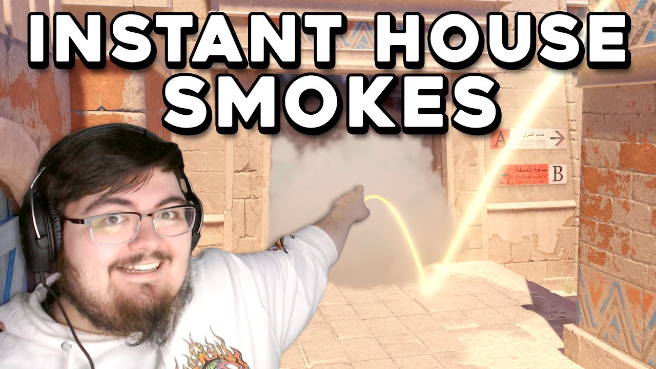 How to throw INSTANT House Smokes on Anubis (CS2 Utility Guide) - YouTube