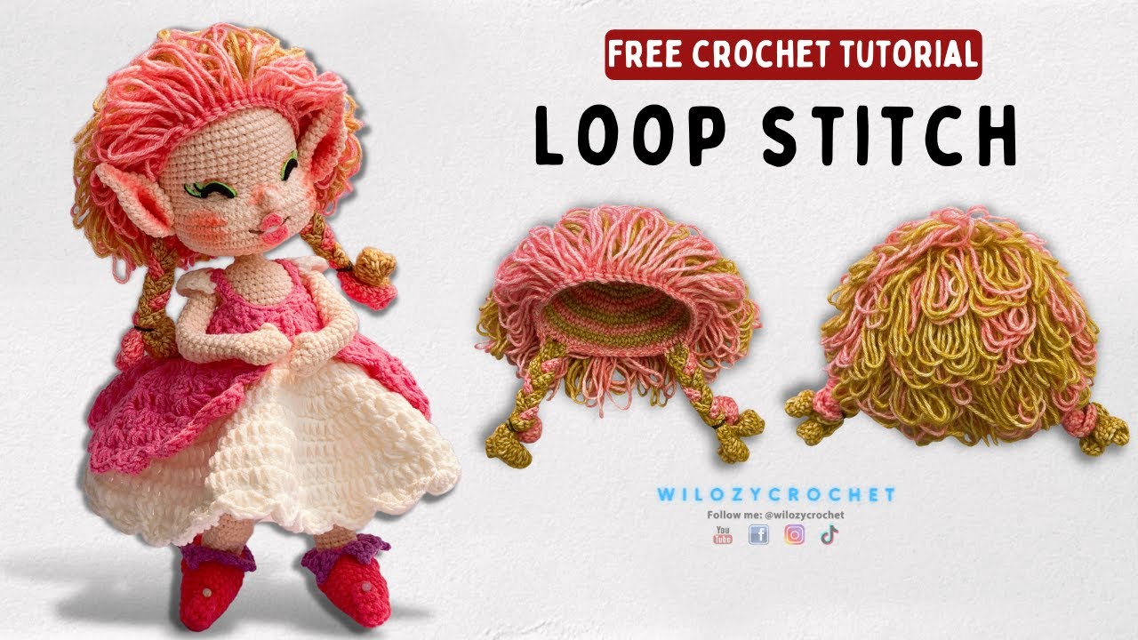 How to crochet Loop Stitches - Crochet stitch tutorial - YouTube