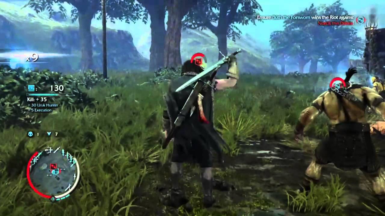 Warchief VS Captain Shadow of Mordor - YouTube