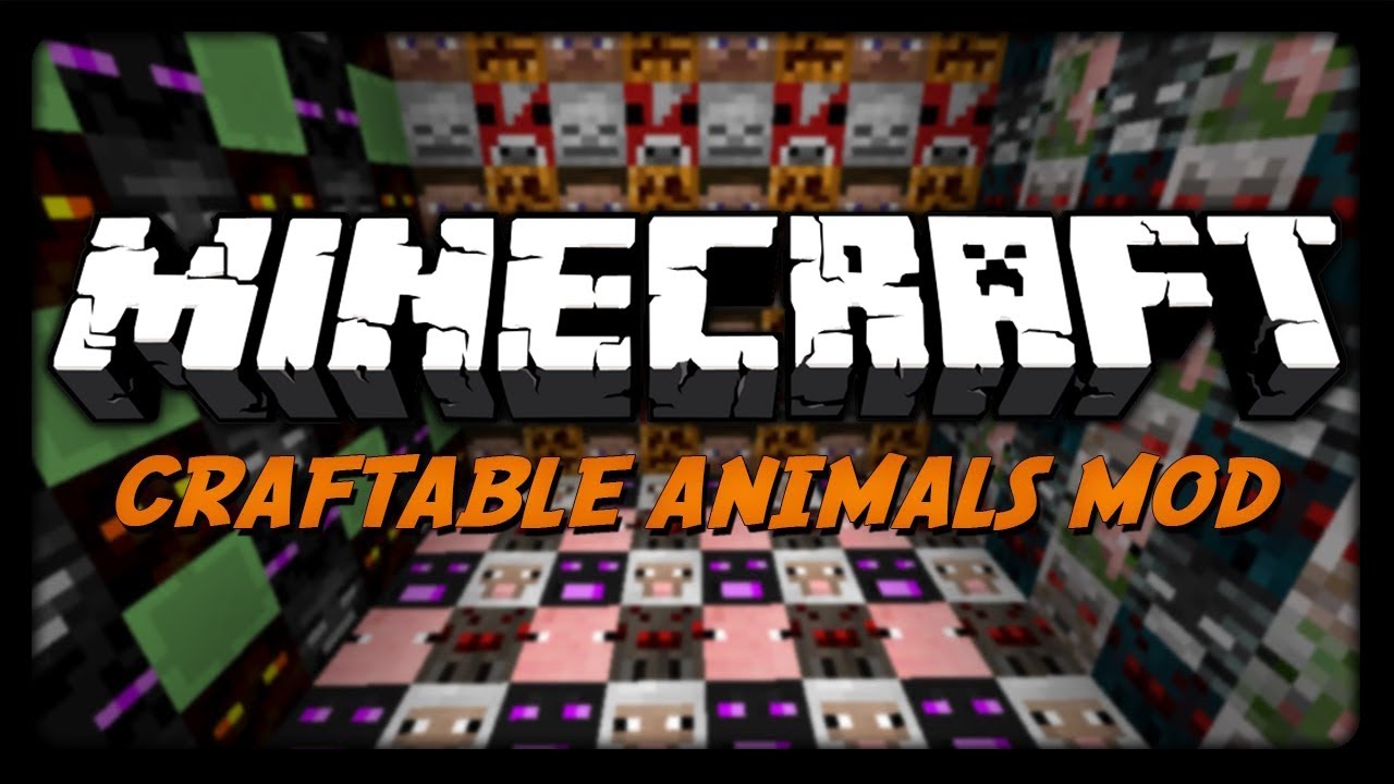 Minecraft Mods - CRAFTABLE ANIMALS! - YouTube