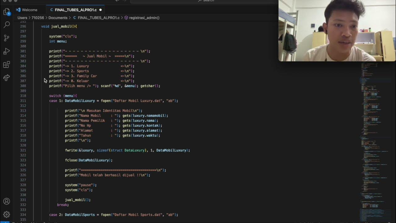 VIDEO PRESENTASI TUGAS BESAR ALGORITMA DAN PEMROGRAMAN - YouTube