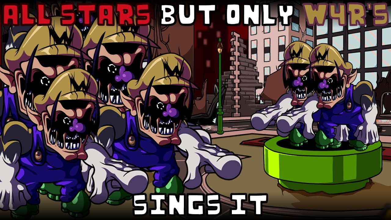 All Stars but only W4R's sings it | FNF: Mario's Madness v2 cover - YouTube