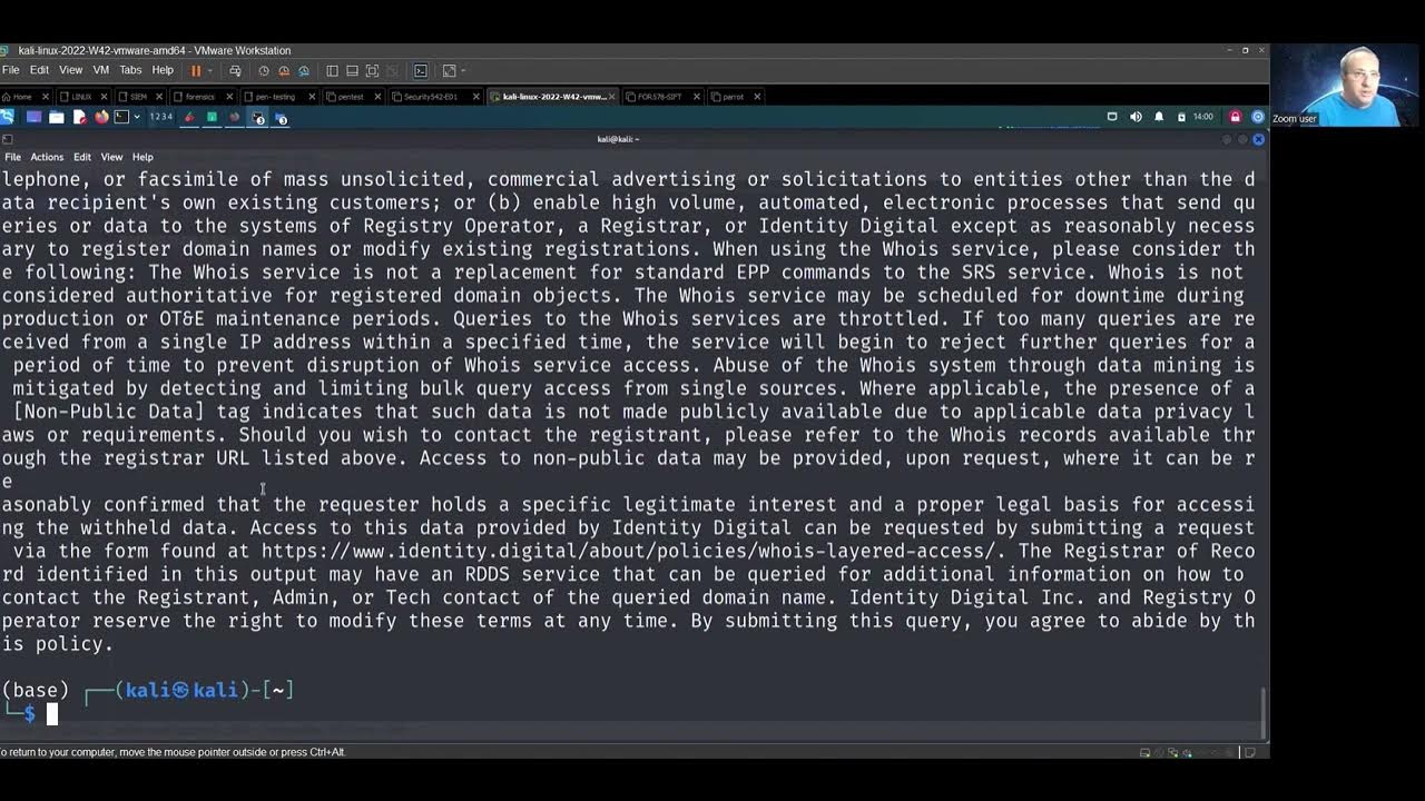 6 hacking reconnaissance passive DNS and Host part 2 - YouTube