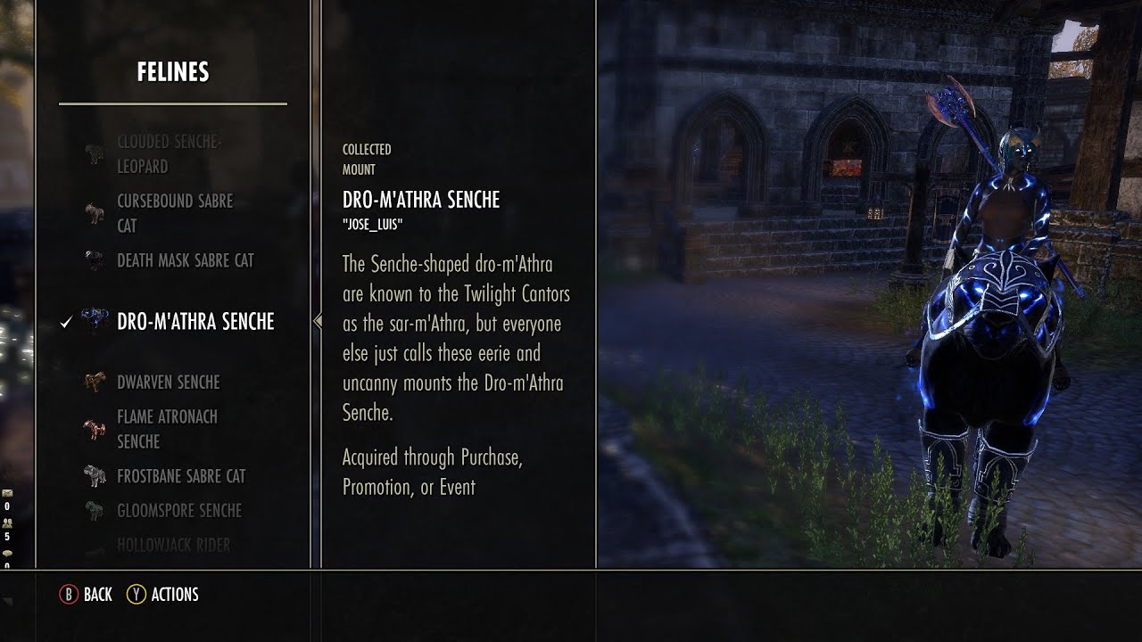 Elder Scrolls Online vMoL Skin run - YouTube