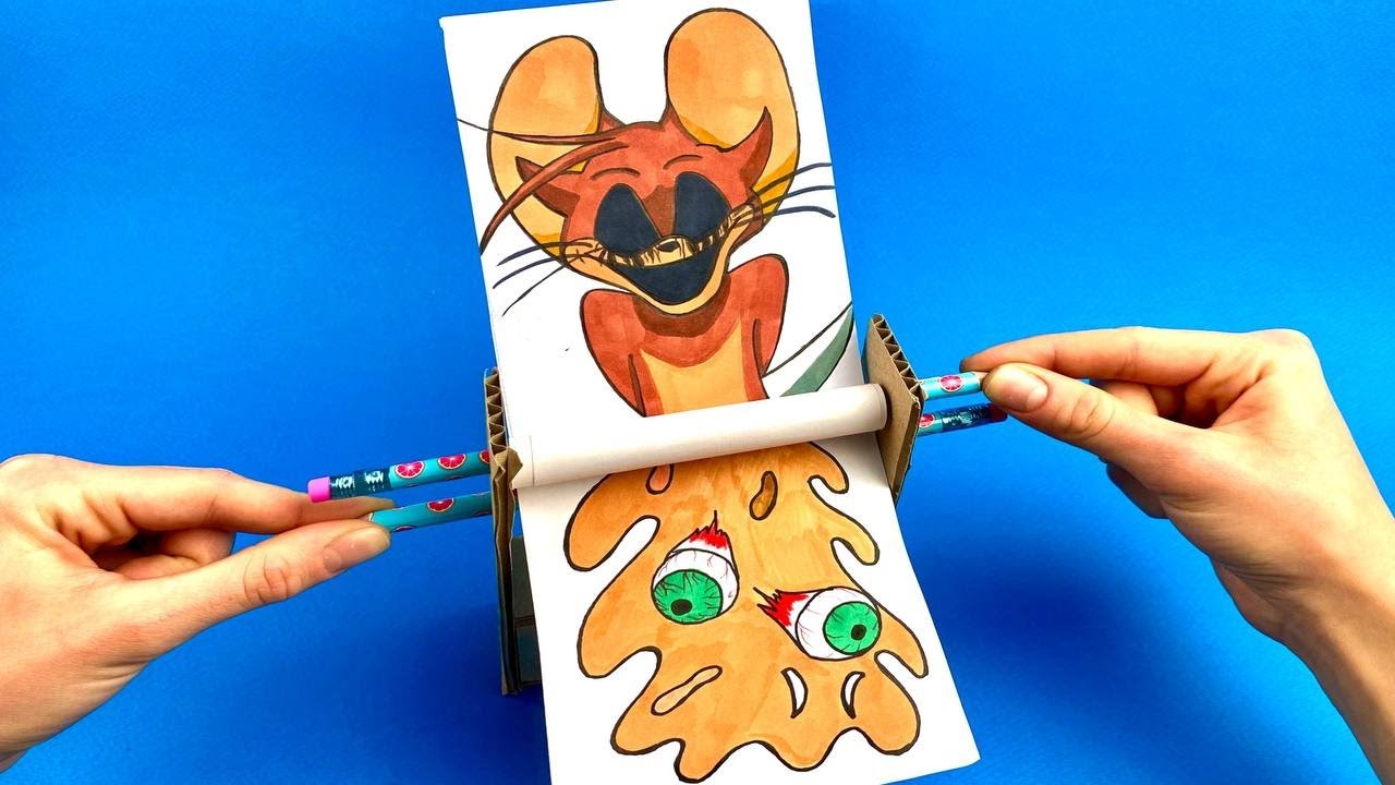 How To Draw Scary Jerry EXE from Cartoon Tom & Jerry. Drawing Tutorial ...