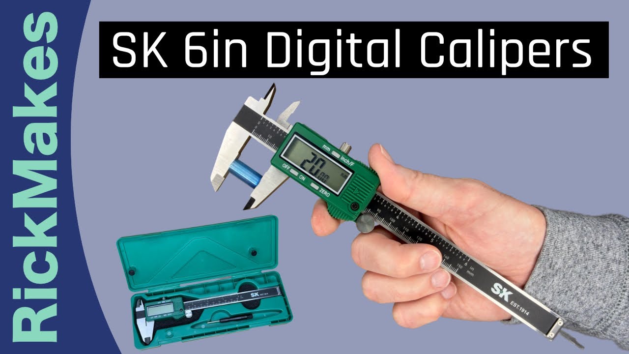 SK 6in Digital Calipers - YouTube
