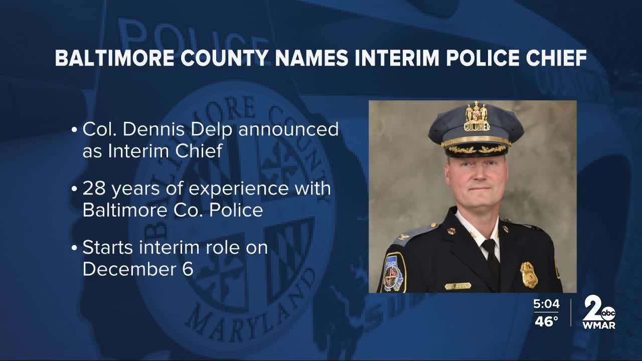 Baltimore County names interim replacement for outgoing police chief ...