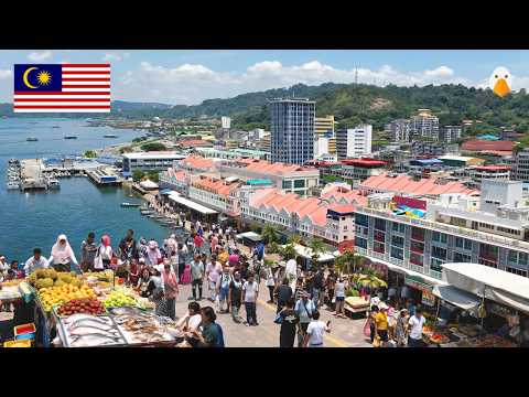Sandakan🇲🇾 Bir zamanlar Küçük Hong Kong denilen unutulmuş Borneo limanı | 4K