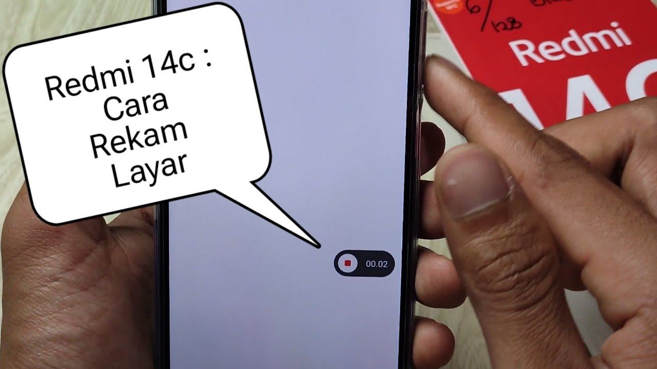 cara rekam layar HP Redmi 14c - YouTube