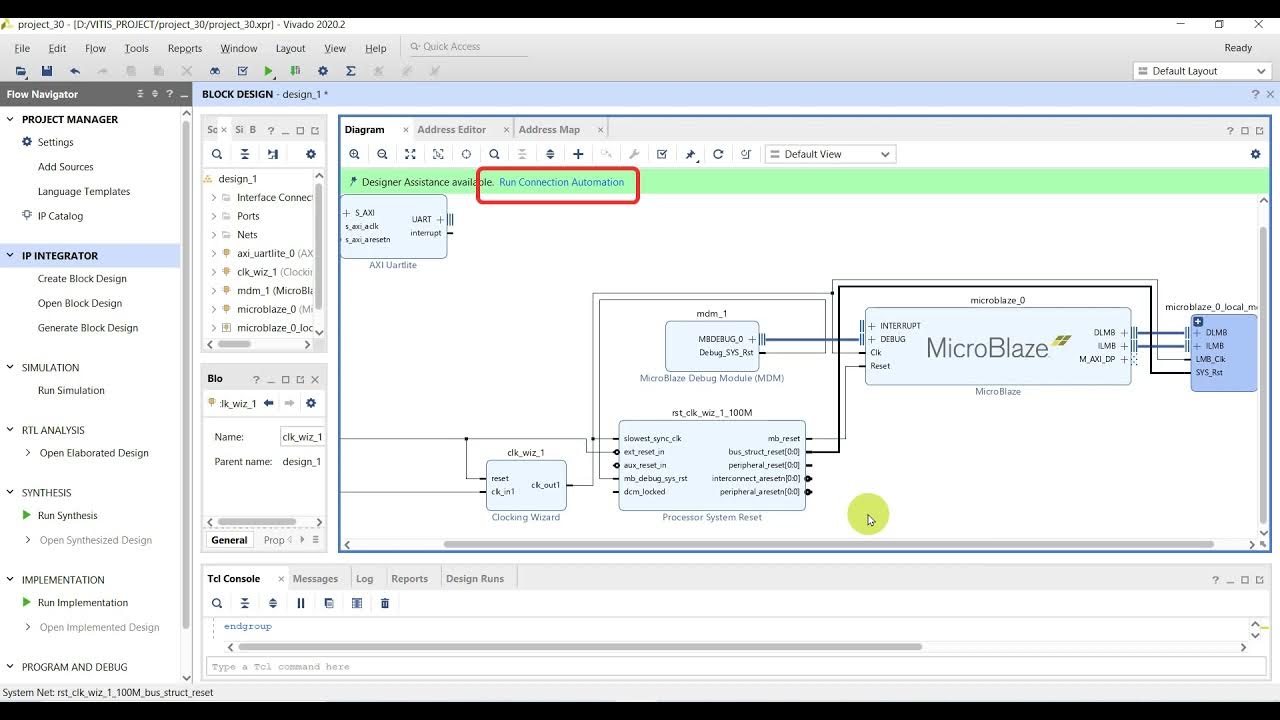 Creating First Design with Microblaze and Vitis P1 - YouTube