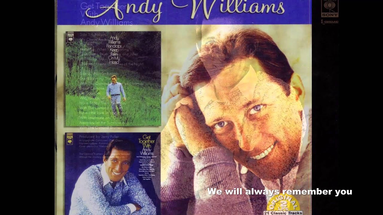 Andy Williams - Original Album Collection more today than yestday - YouTube