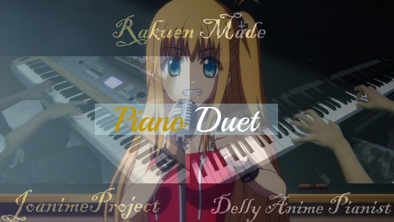 [Piano Collab] Rakuen Made - Charlotte ED [Extended version] - YouTube