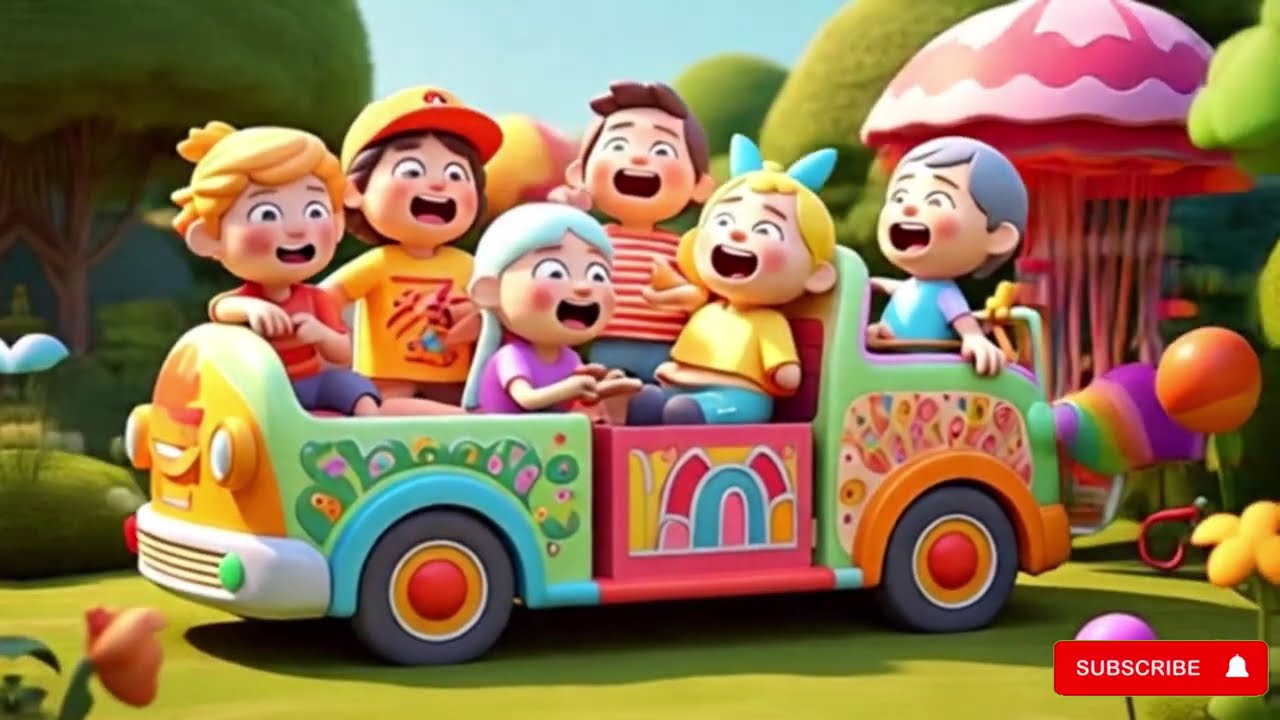 [ 1 MINUTE LOOP] 🎶 Wheels on the Bus – Giggle Rhymes 🚍 Unique Remixed Sounds Variations - YouTube