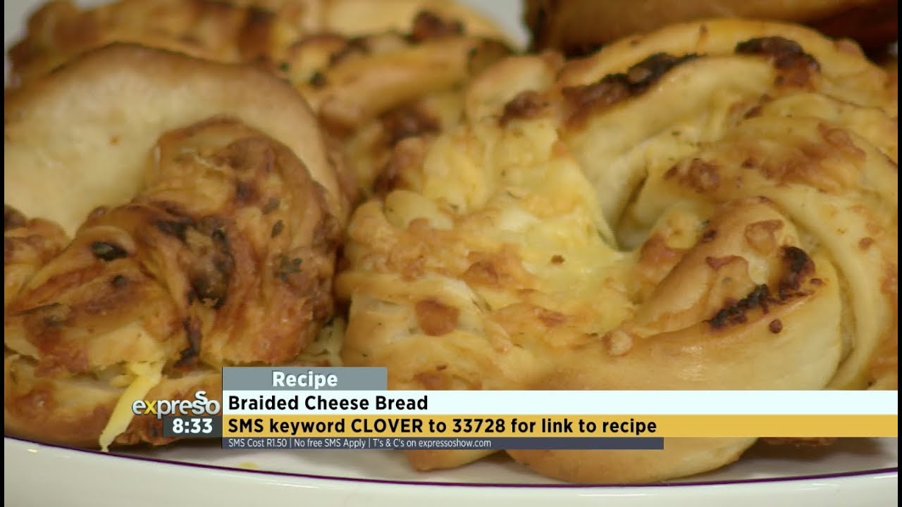 Recipe: Braided Cheese Bread (CLOVER) - YouTube