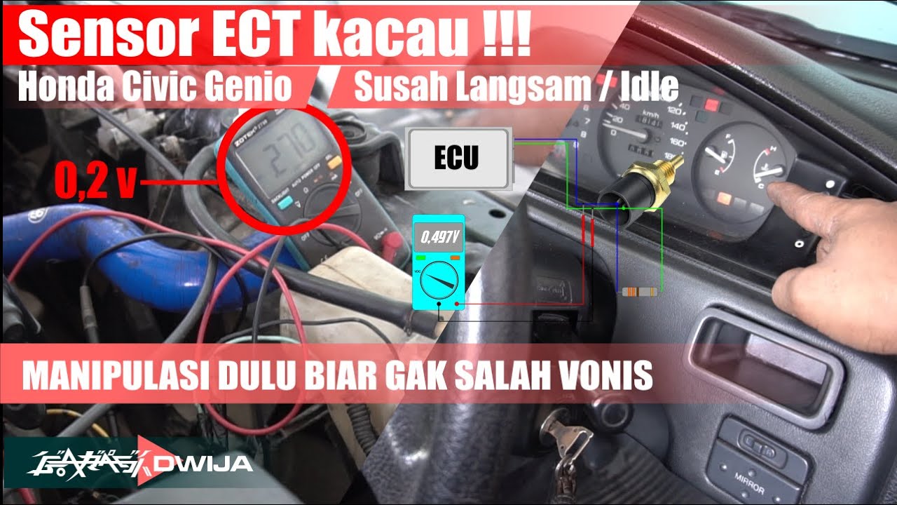 Susah Idle Mesin Dingin Harus Injak Gas Rpm Naik Turun Analisa Sensor ...