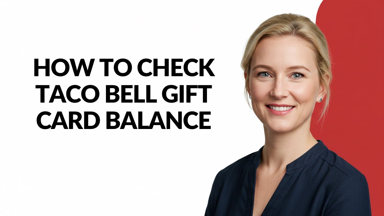 Check Taco Bell Gift Card Balance
