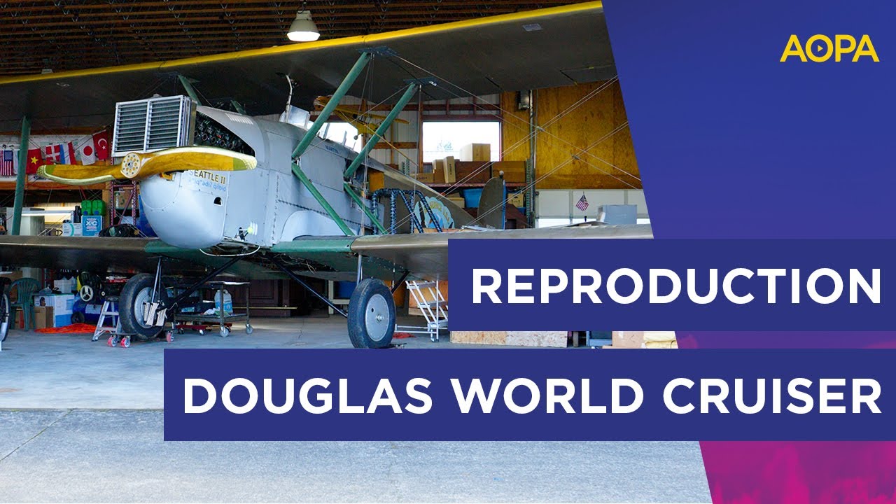 The first airplane to fly around the world - Douglas World Cruiser ...