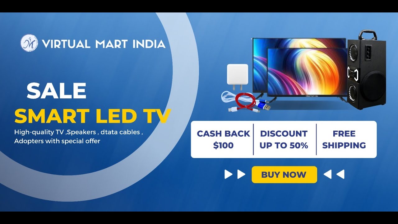 virtual mart india smart led tv - YouTube