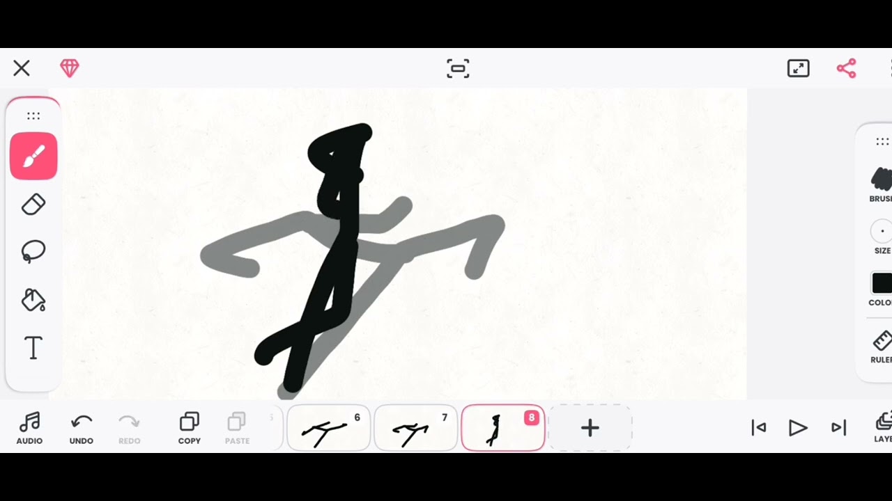 Stickman Kick - Flipaclip Animation - YouTube