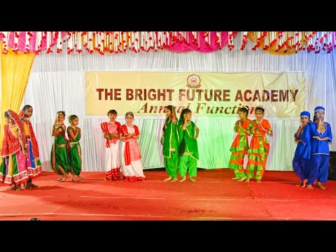 Cultural Dance | Unity In Diversity | Annual Function 2024 | The Bright Future Academy Indore