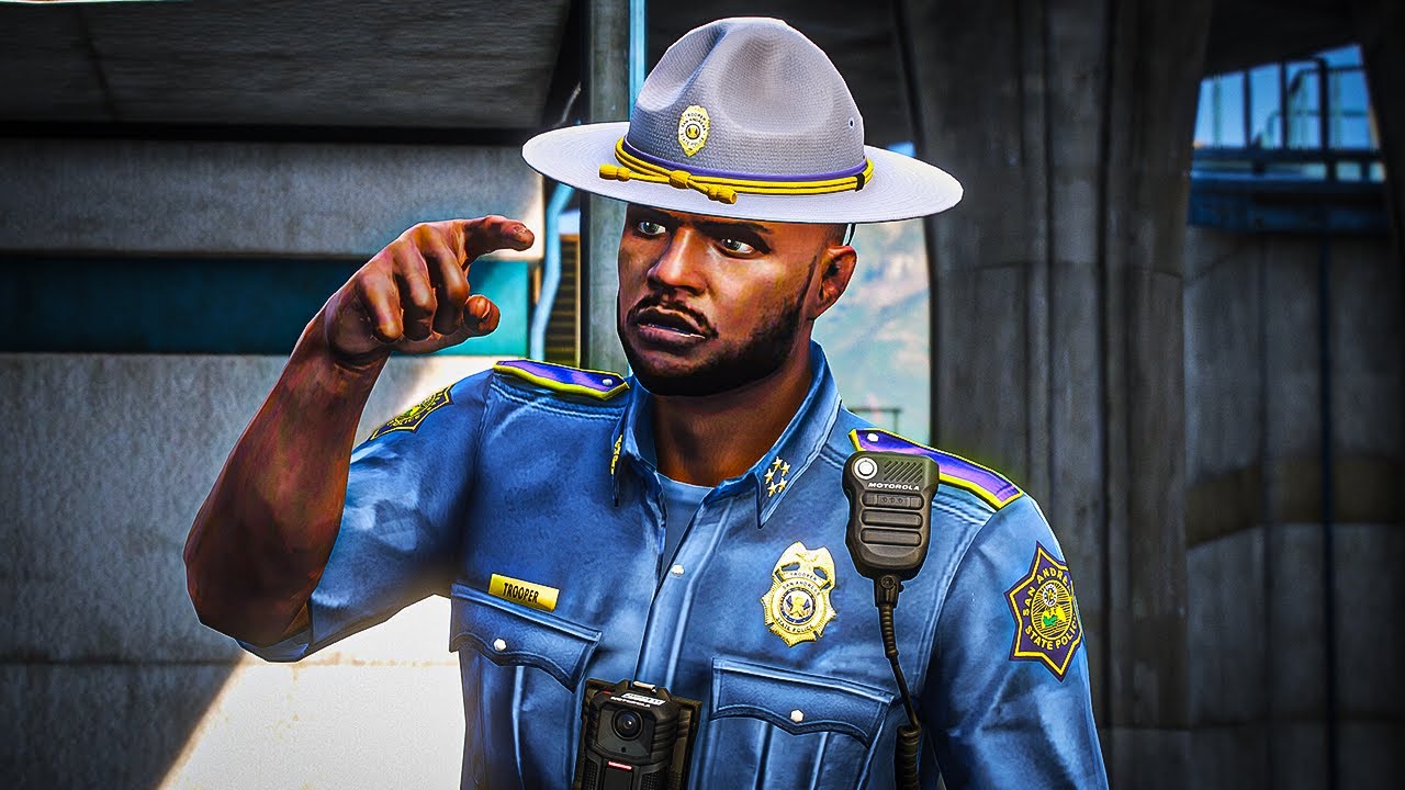 State Troopers Bash Reckless Driver in GTA 5 RP - YouTube