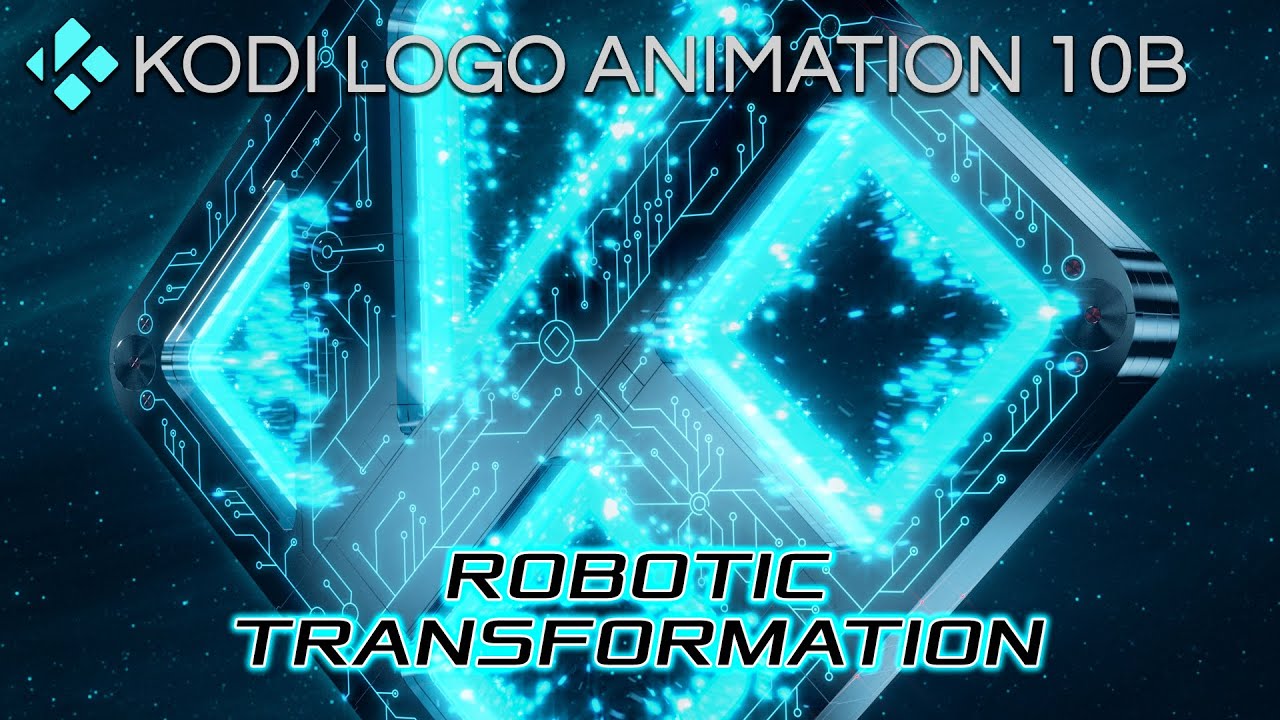 Kodi® Logo Animation 10B (16sec) Robotic Transformation - YouTube