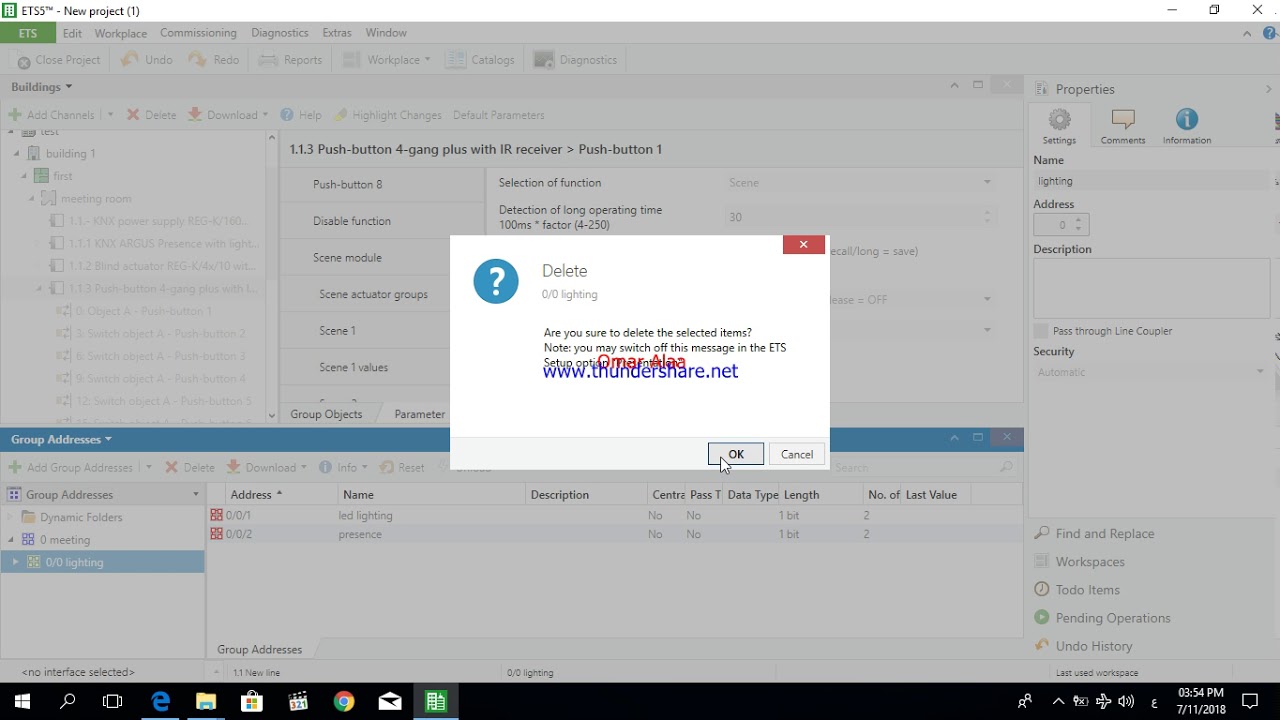 knx scenes part 3 - YouTube