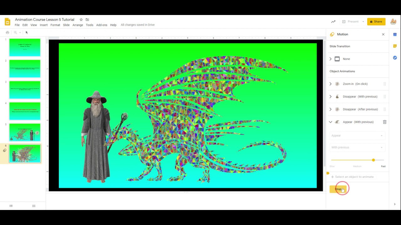 Animation Course Lesson 5(optional):Zoom In/Out Tutorial - YouTube