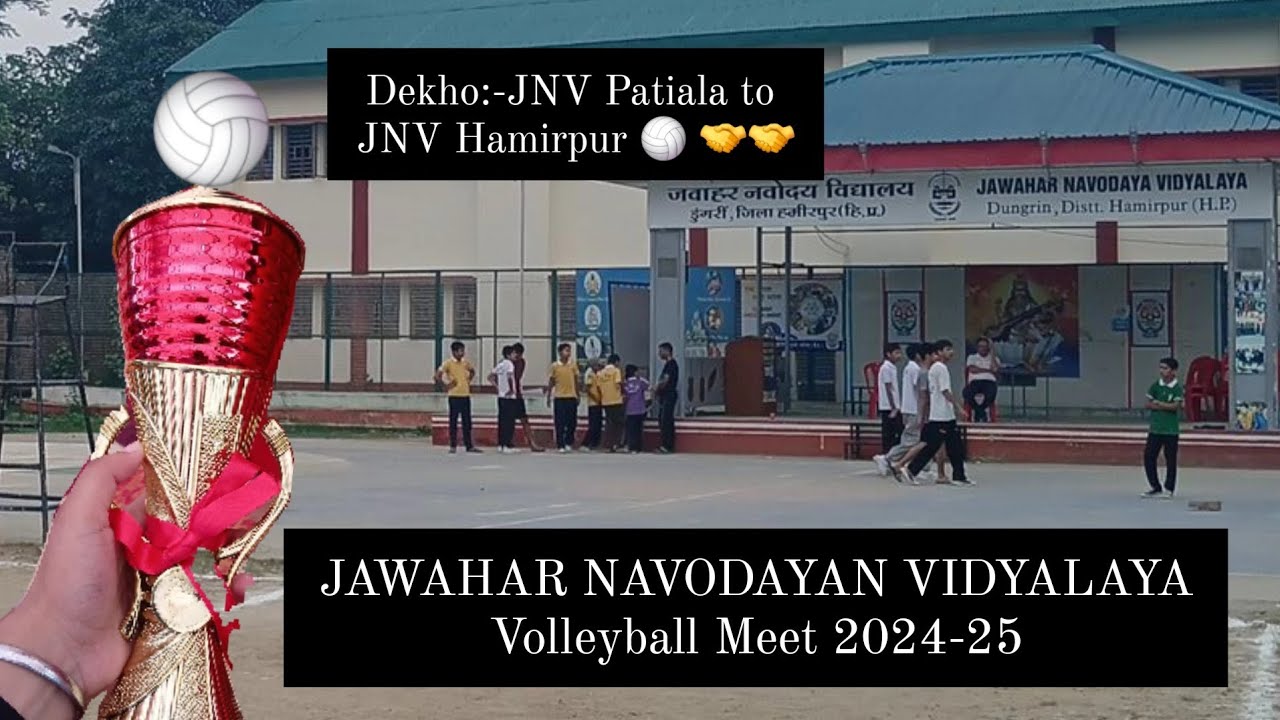 full vlog ...Volleyball meet at jnv hamirpur, himachal. #volleyball # ...