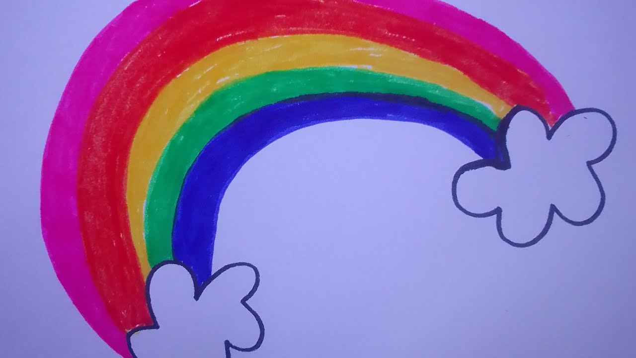 How to draw rainbow || things to draw when bored #rainbow #art #drawing ...