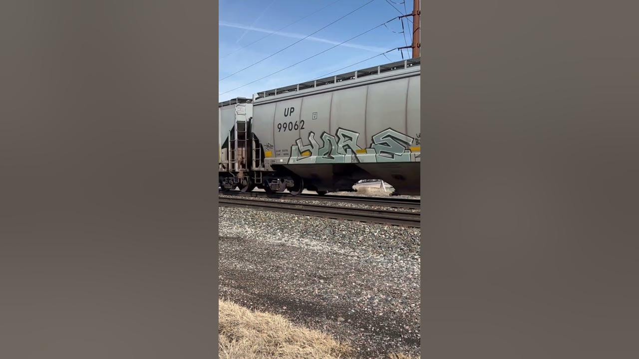 UP 7818 East Leads A 5x1 Empty Grain Train In Nampa, ID. (Full Video Coming Soon) - YouTube