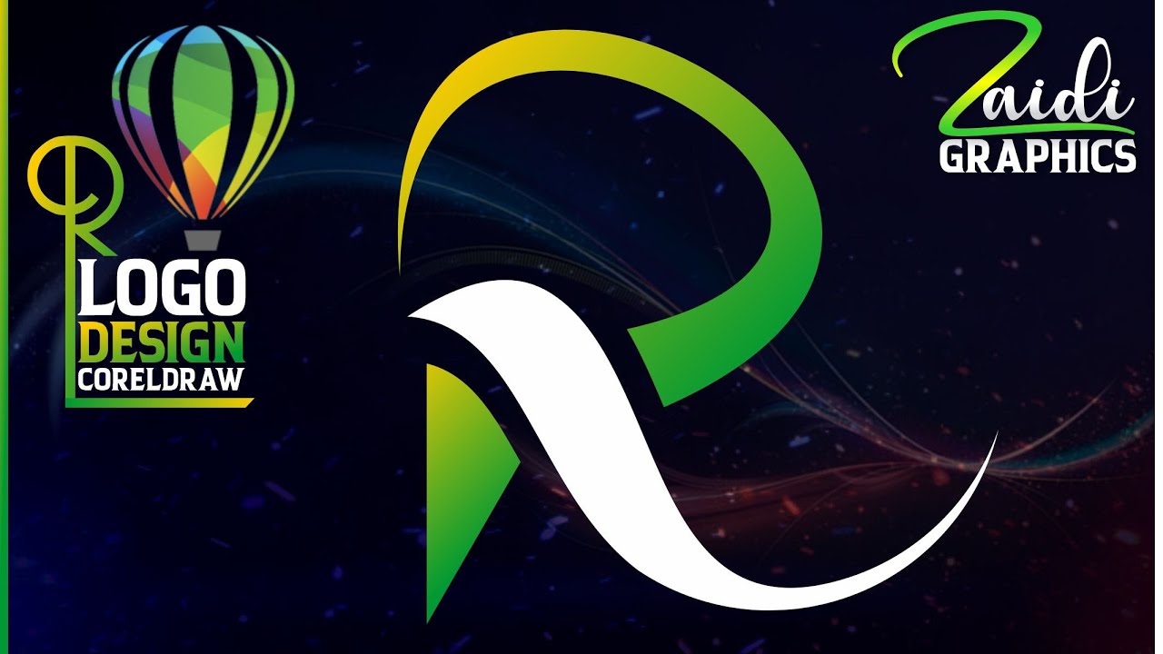 Coreldraw Tutorial - How to make R Logo - R Logo Design Coreldraw ...