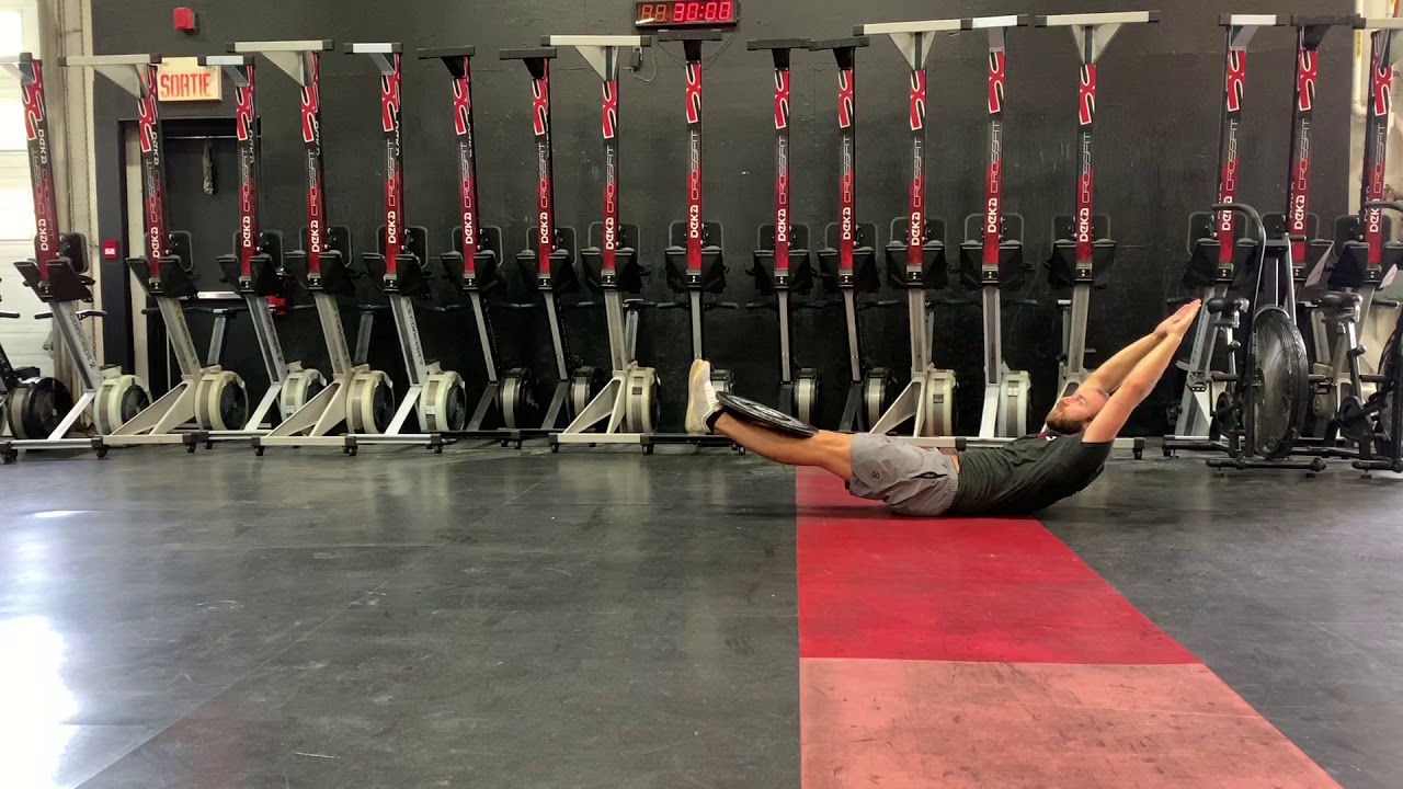 Weighted Hollow Body Hold - YouTube